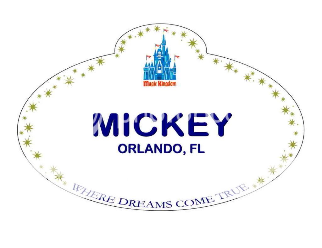 Tom's Custom WDW Parks Name Tags | The DIS Disney Discussion Forums ...